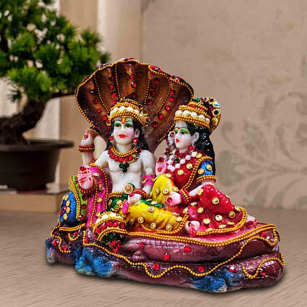 Buy Lord Vishnu Lakshmi Idol Online Call 8884243583 Lord Vishnu And